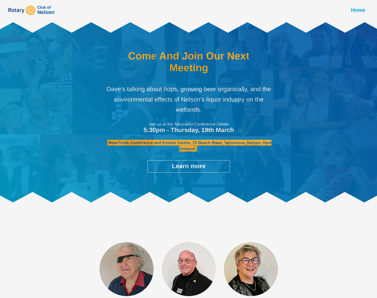 Welcome to Rotary Club of Nelson